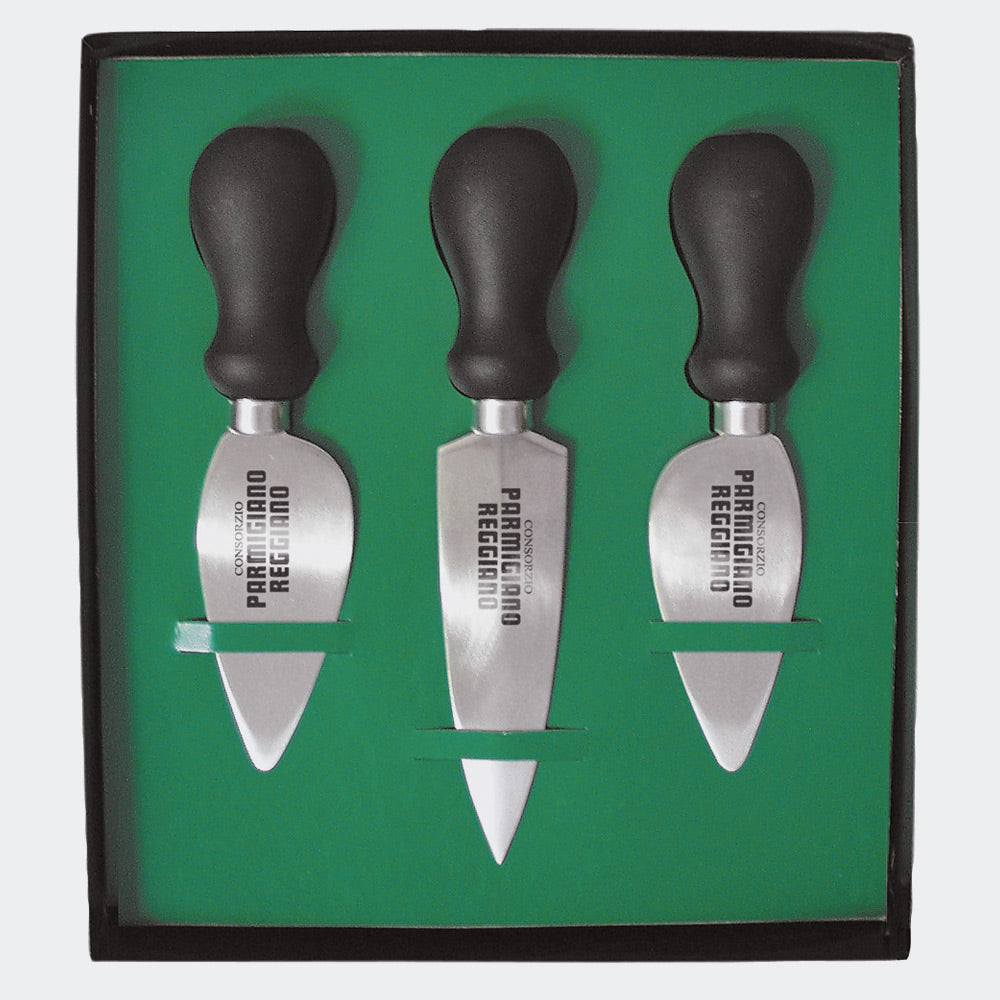 Pack of 3 professional cheese knives Parmigiano Reggiano – Sweetaly